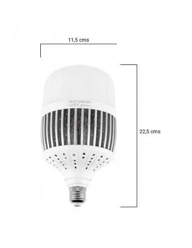 Bombilla LED 100W aluminio qp E27 y E40 | Ledbex