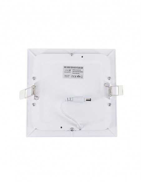 Downlight empotral placa panel LED cuadrado 20W calidad A | Ledbex