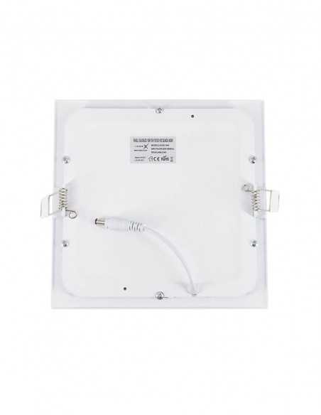 Downlight empotral placa panel LED cuadrado 18W superslim | Ledbex