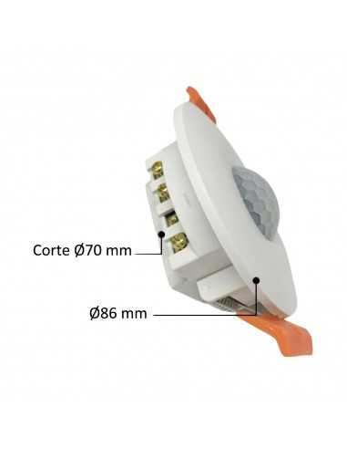 Sensor detector de presencia para lamparas LED | LEDBEX