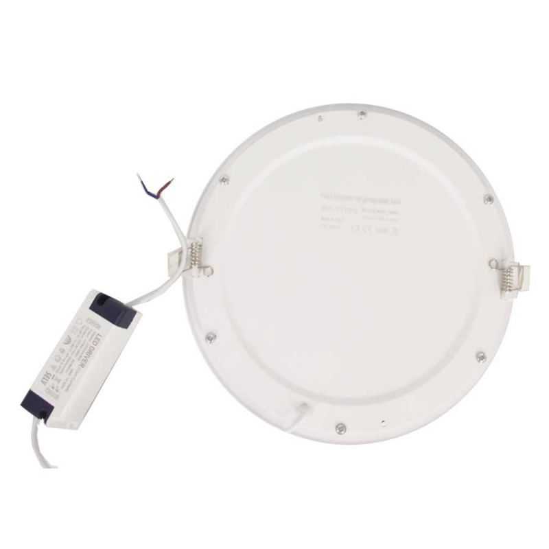 Downlight LED redondo 20W de empotrar marco blanco| Ledbex