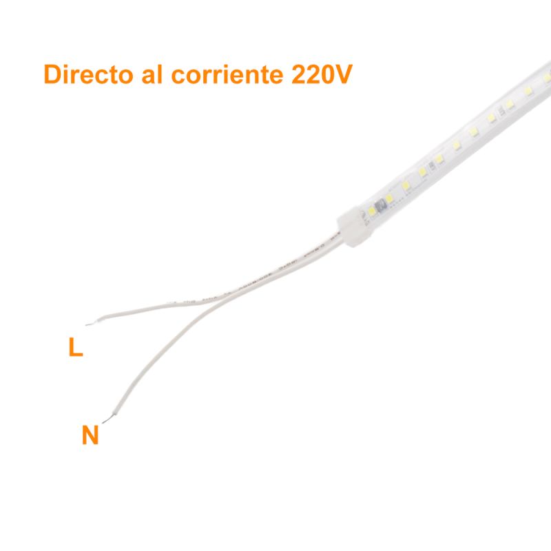 Tira LED 220V directa al corriente sin rectificador IP67 | Ledbex