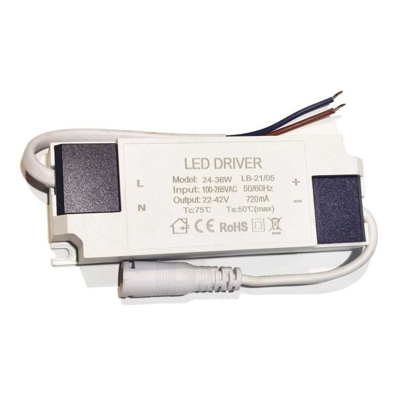 LED Driver 24-36W 22-42V 720mA eco calvija DC | LEDBEX
