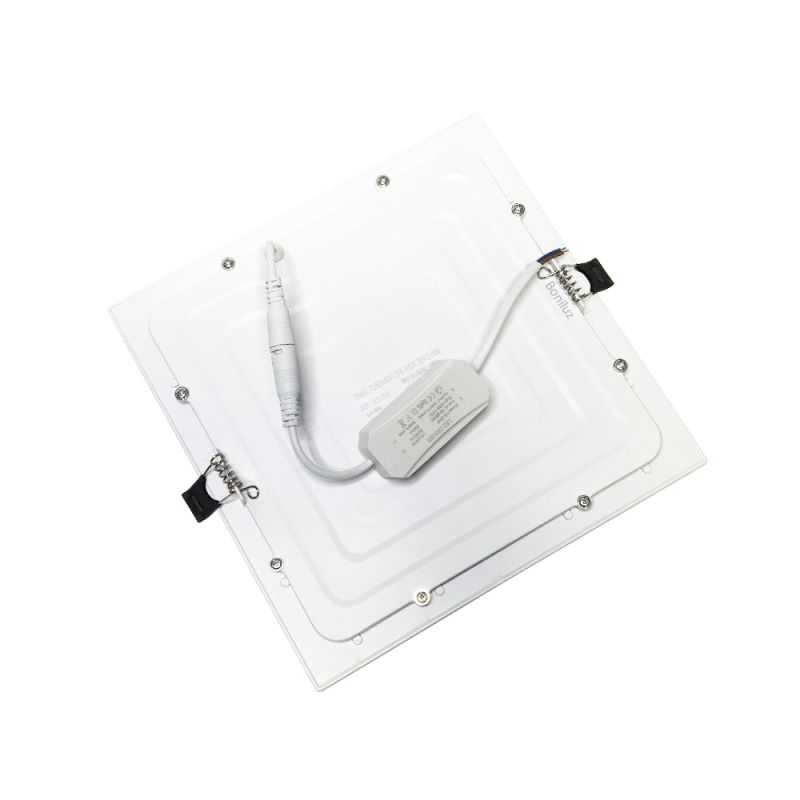 Placa LED cuadrado 20W corte 20cm eco