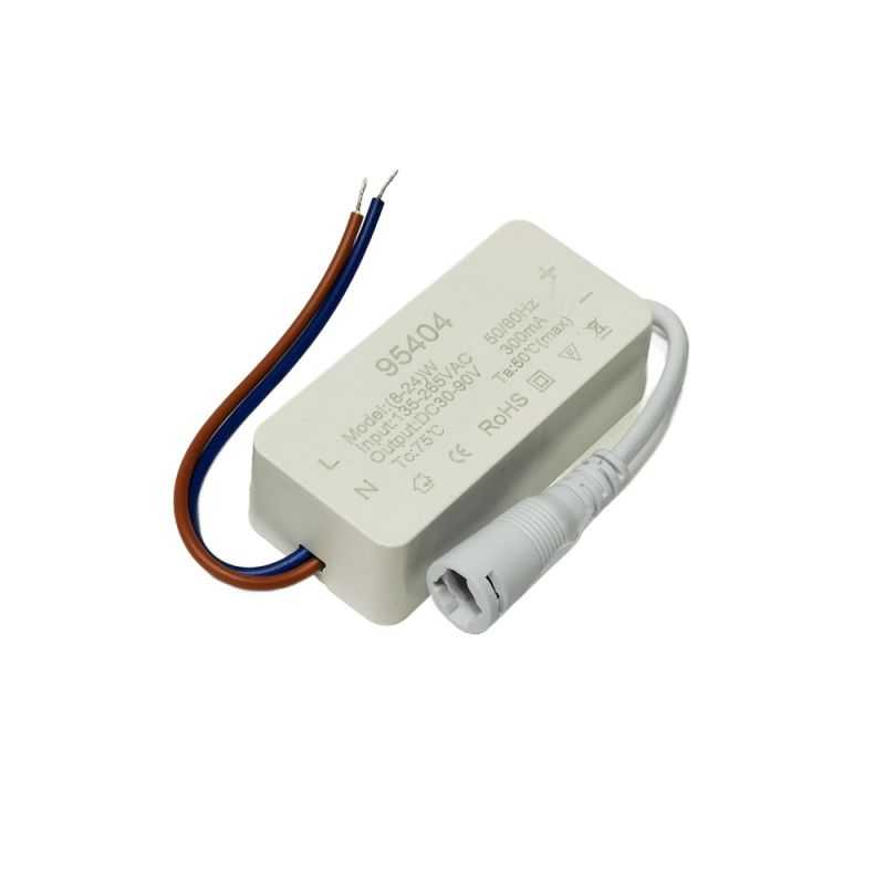 LED Driver 18-24W 300mA para downlights