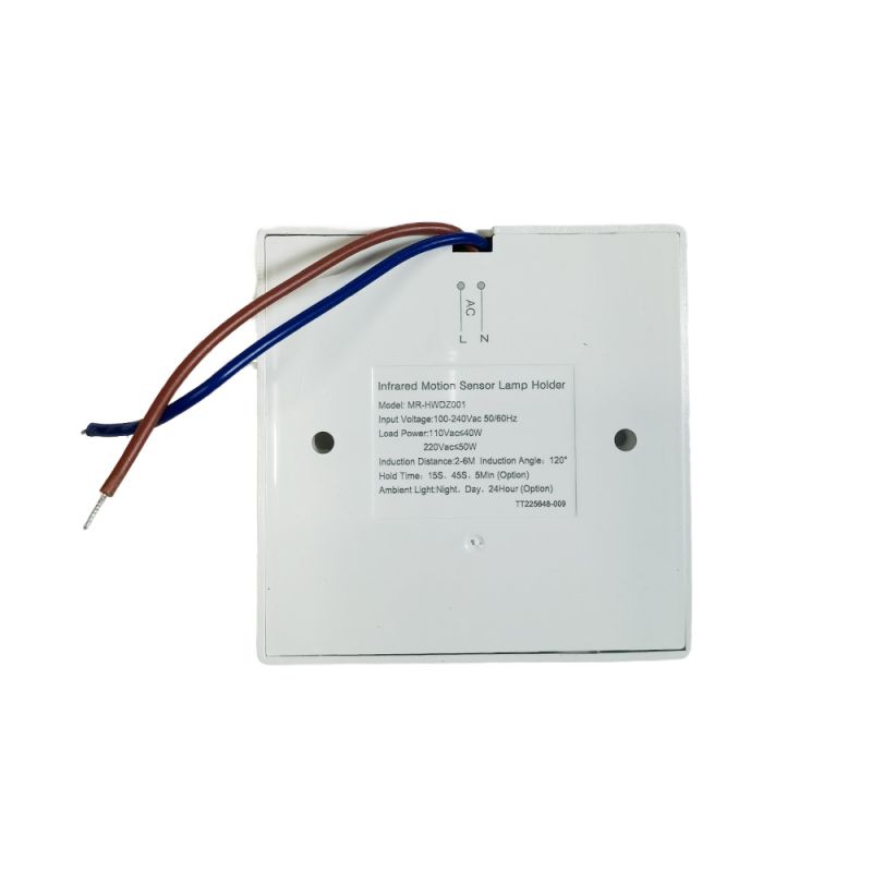 Base superficial con detector de presencia